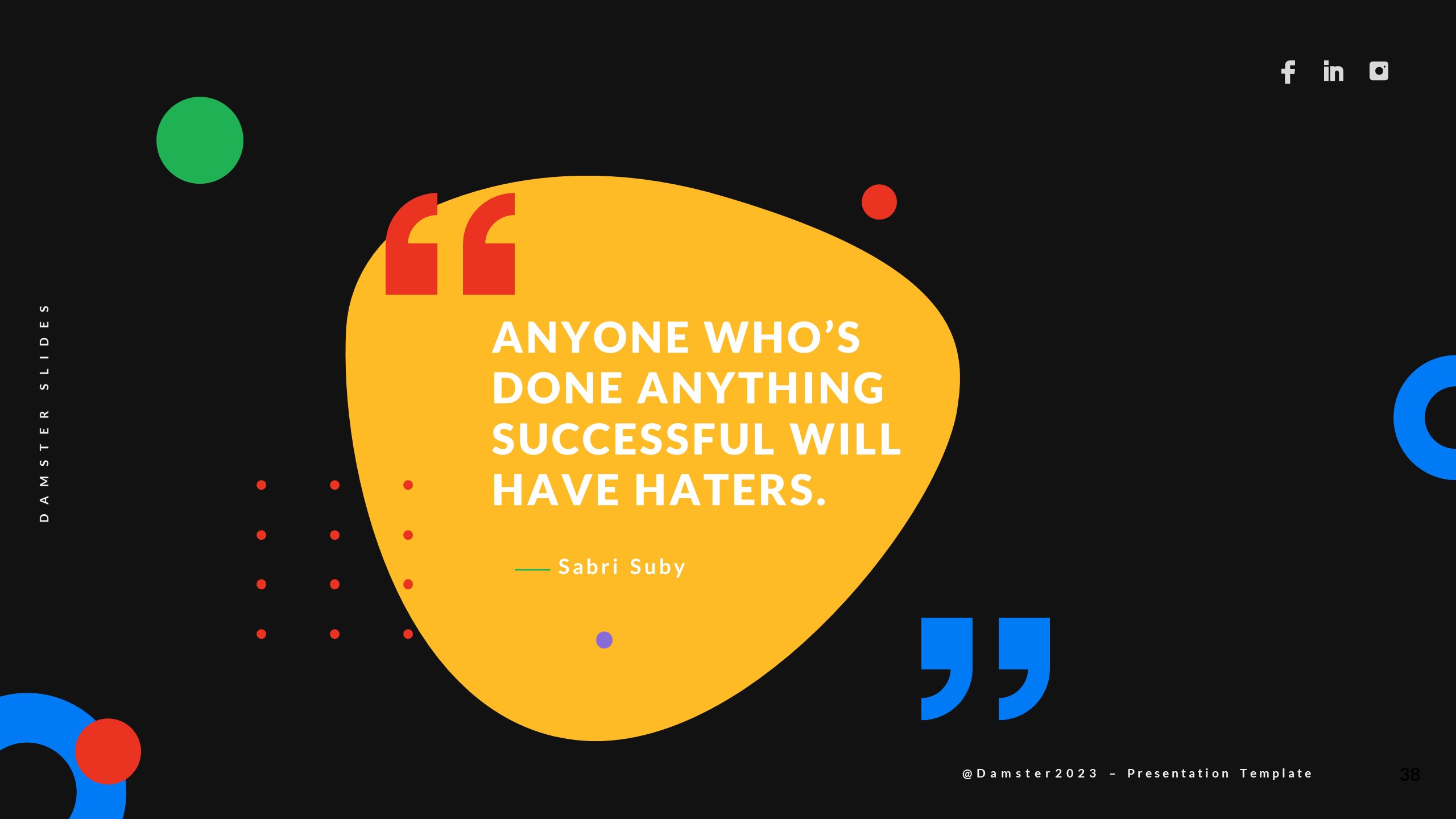 Damster Slides - Modern Powerpoint Presentation Template, Presentation ...