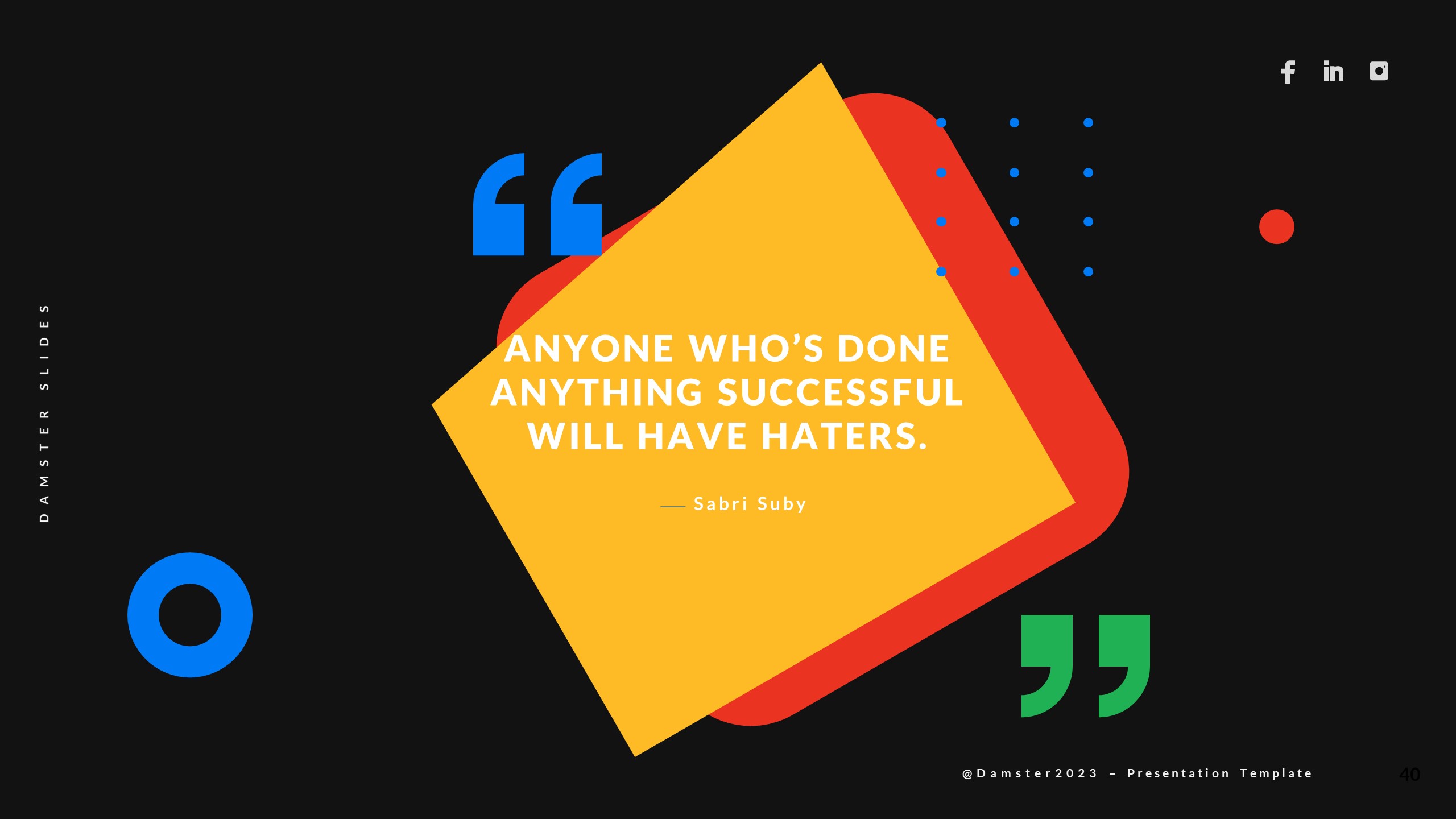 Damster Slides - Modern Powerpoint Presentation Template, Presentation ...