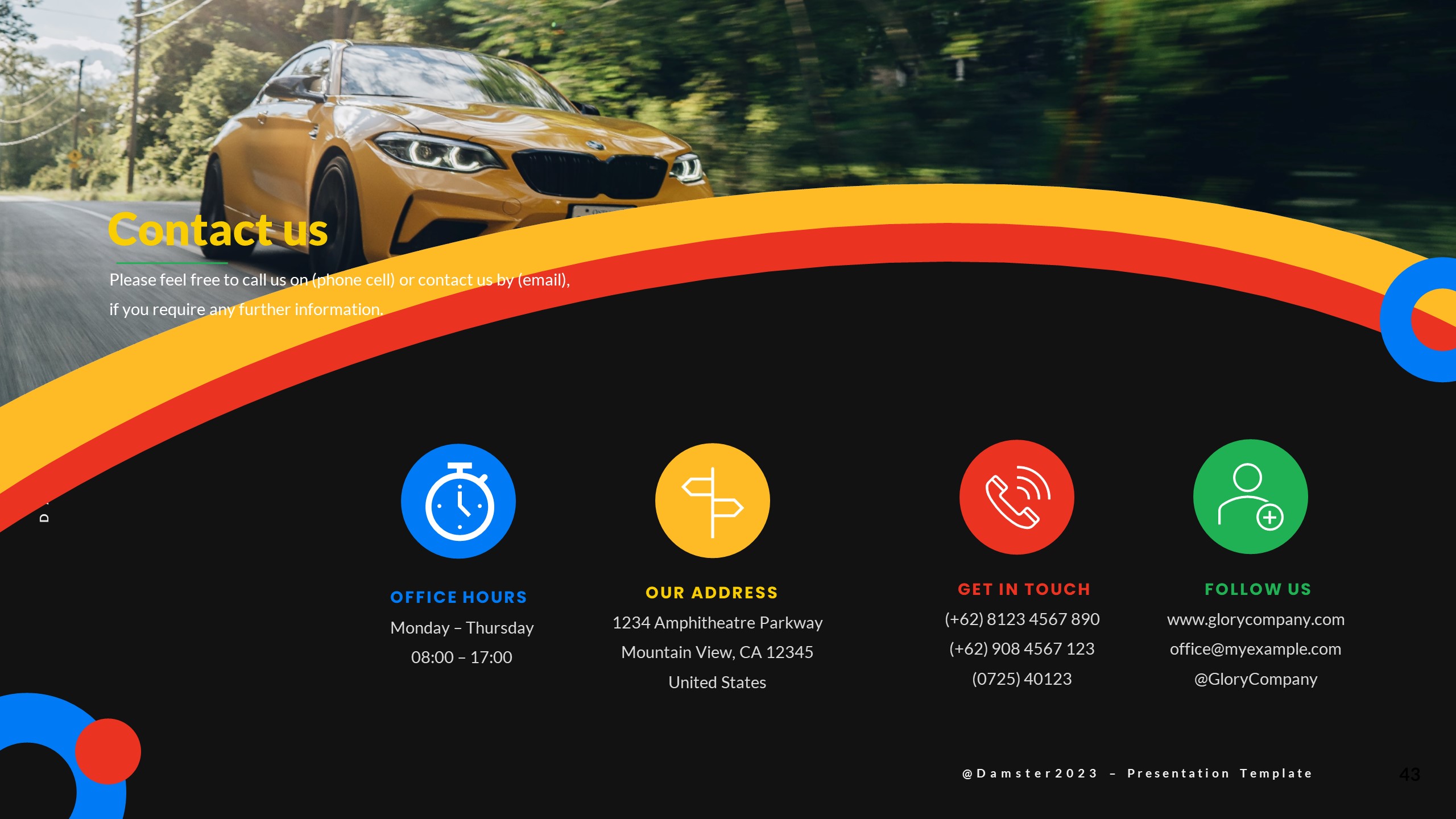 Damster Slides - Modern Powerpoint Presentation Template, Presentation ...