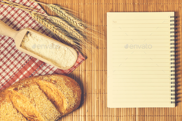 Bakery foods and notebook Stock Photo by linux87 | PhotoDune
