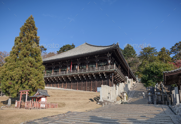 Nigatsudo of Todaiji Temple, Nara, Japan Stock Photo by EvergreenPlanet