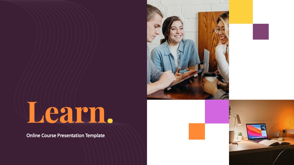 Learn - Education Google Slides Presentation, Presentation Templates