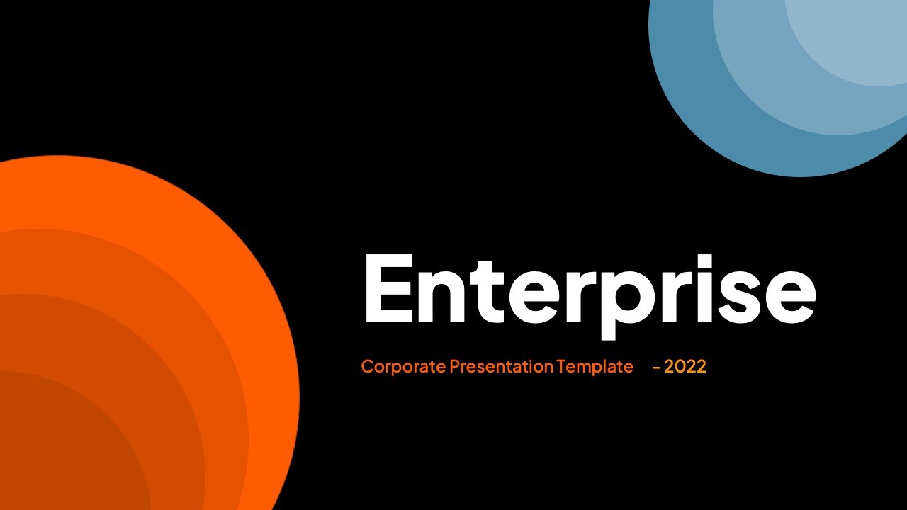 Enterprise - Business Google Slides Template, Presentation Templates