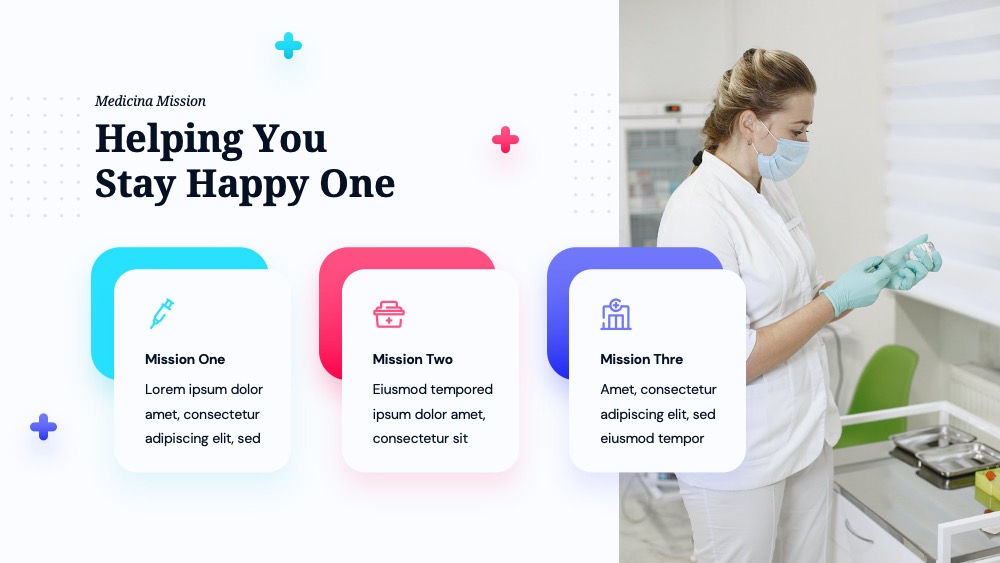 Medicina - Medical Google Slides Presentation, Presentation Templates