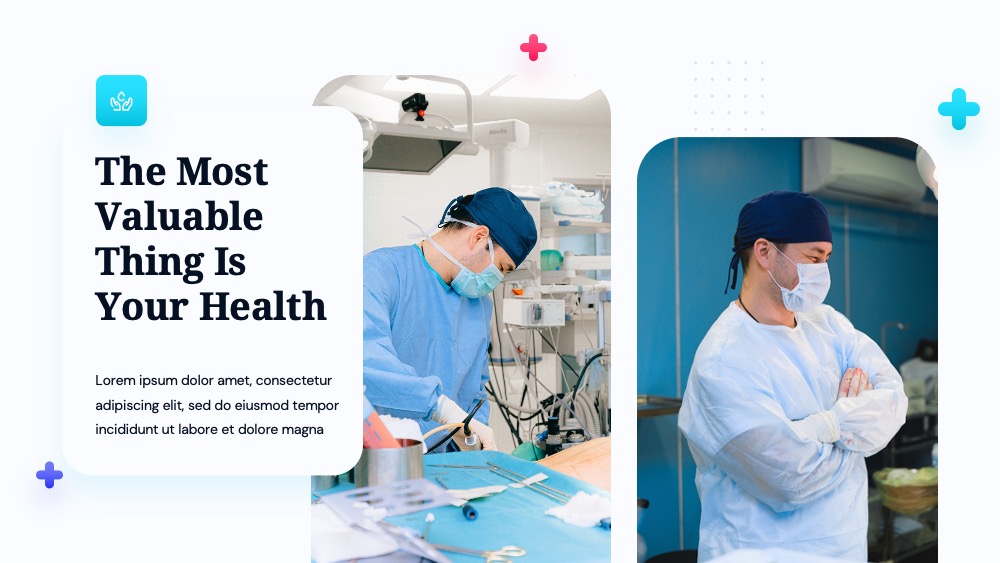 Medicina - Medical Google Slides Presentation, Presentation Templates