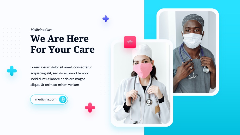 Medicina - Medical Google Slides Presentation, Presentation Templates