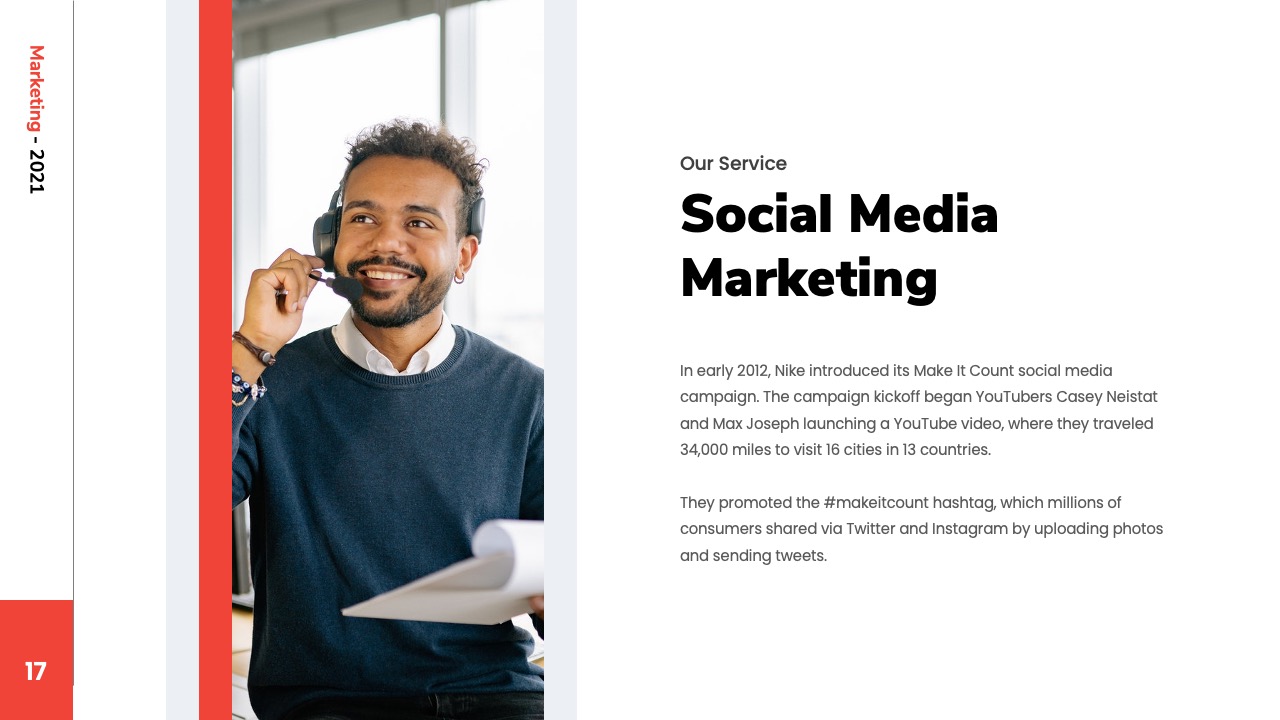 Promote - Marketing Google Slides Presentation, Presentation Templates