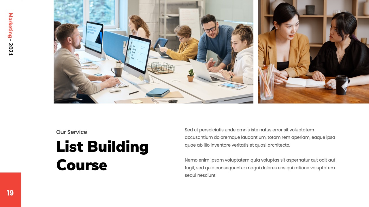 Promote - Marketing Google Slides Presentation, Presentation Templates