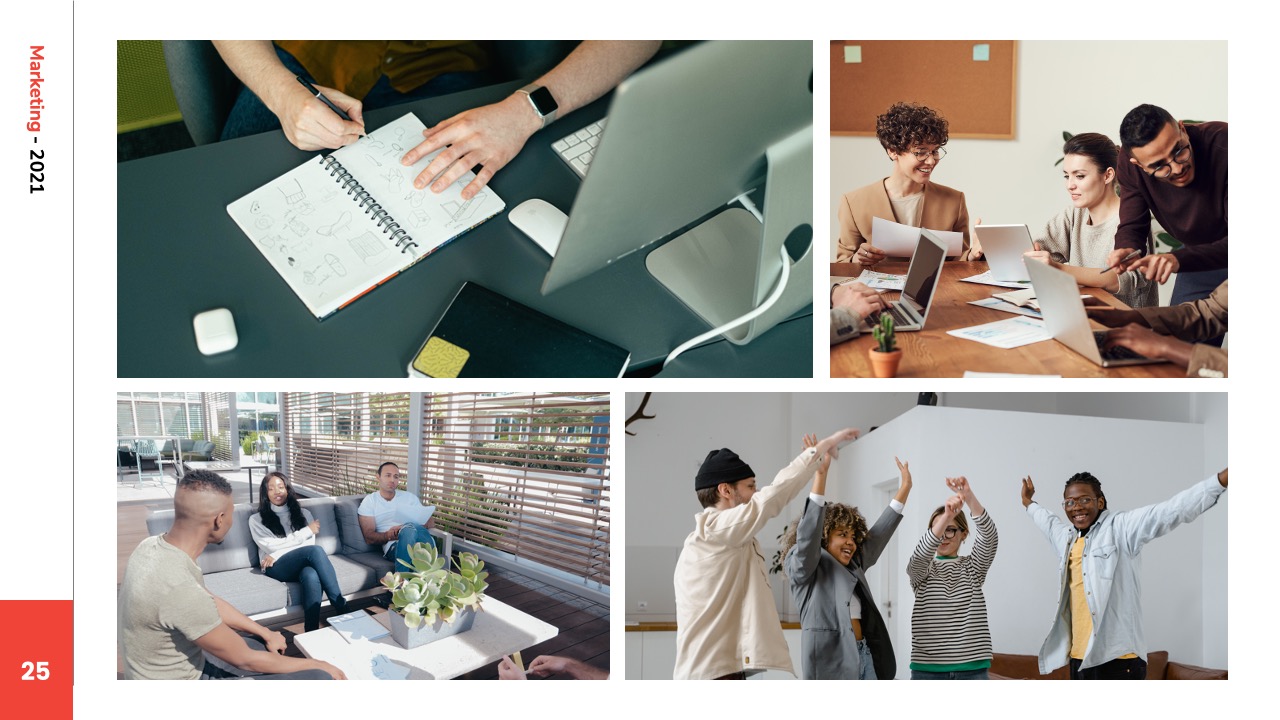 Promote - Marketing Google Slides Presentation, Presentation Templates