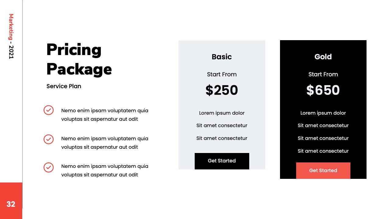 Promote - Marketing Google Slides Presentation, Presentation Templates