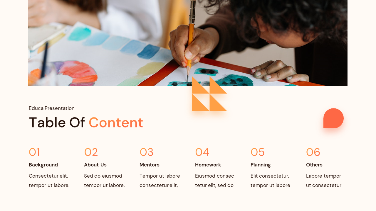 Educa - Education Google Slides Presentation, Presentation Templates