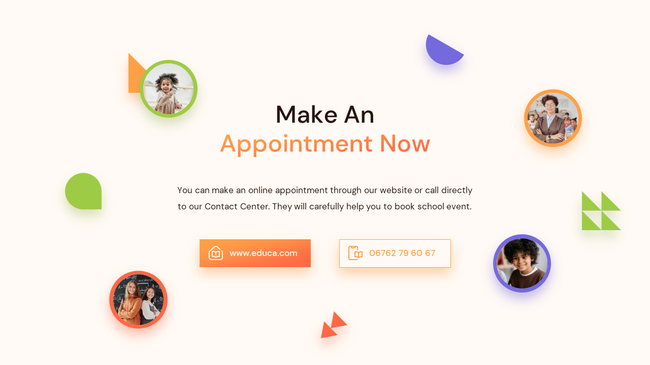Educa - Education Google Slides Presentation, Presentation Templates