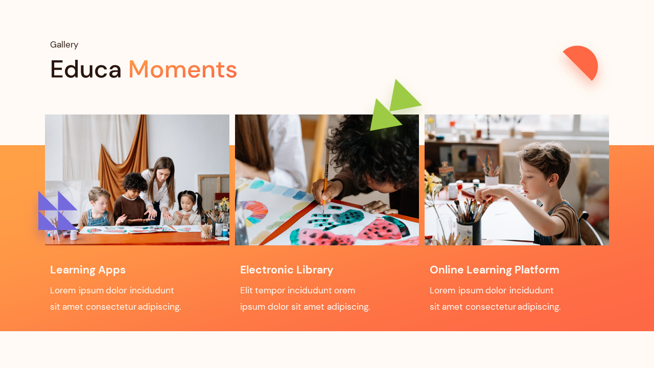 Educa - Education Google Slides Presentation, Presentation Templates