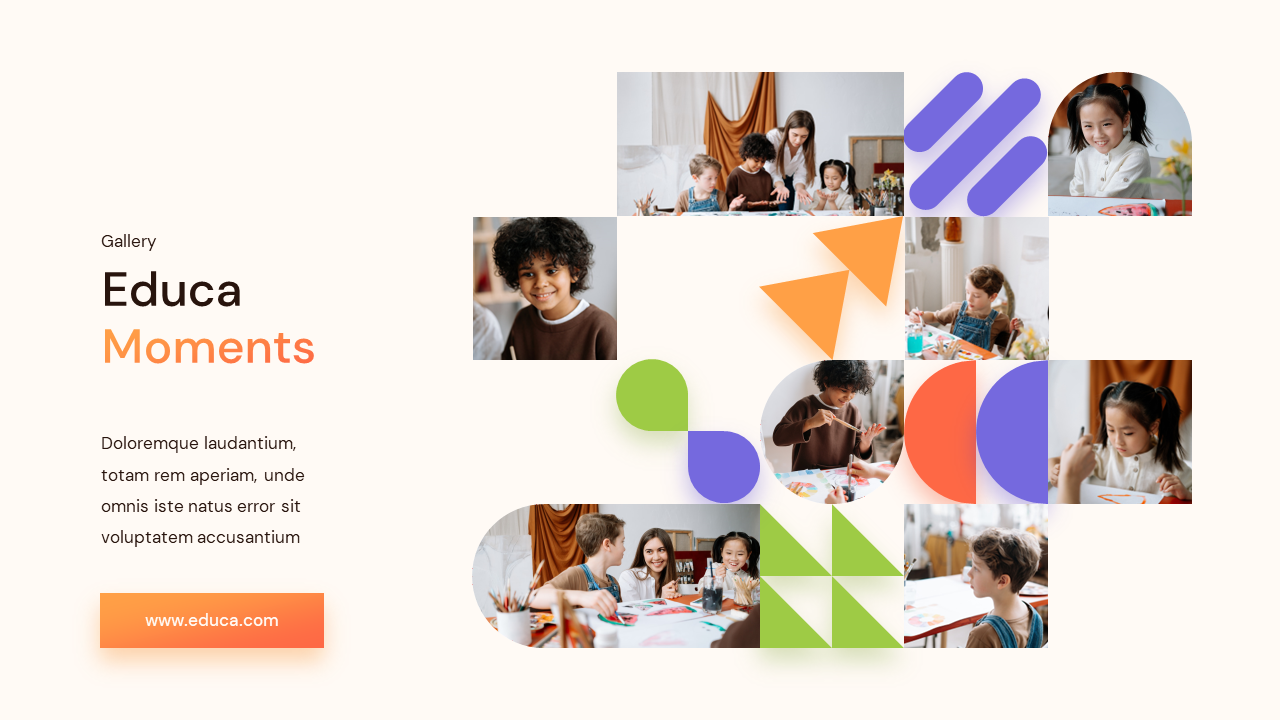 Educa - Education Google Slides Presentation, Presentation Templates