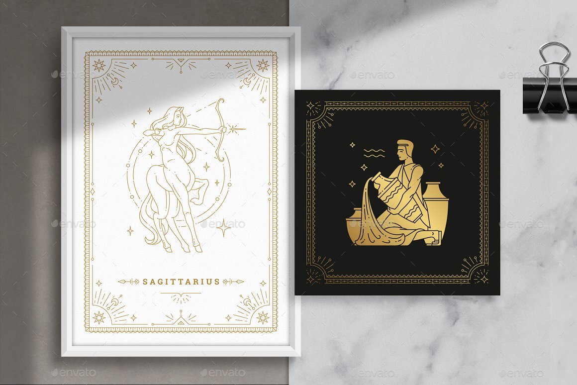 Astrology Zodiac Collection by ProVectors | GraphicRiver