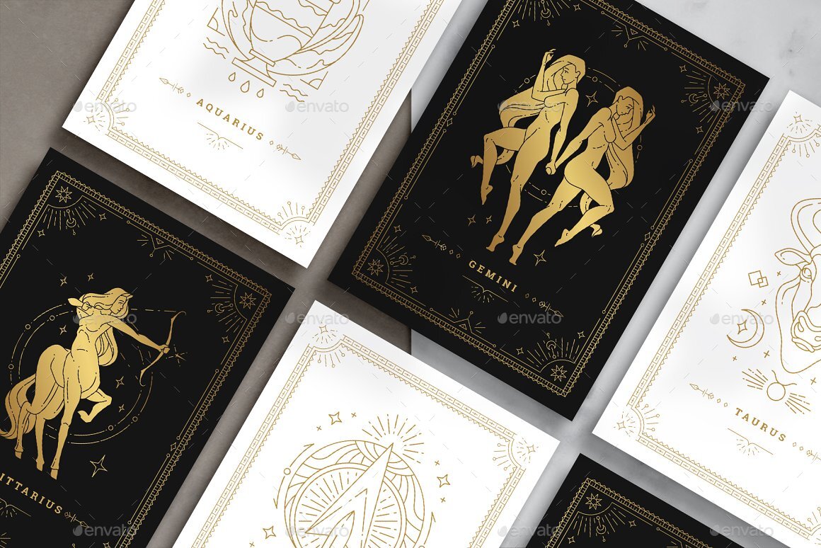 Astrology Zodiac Collection by ProVectors | GraphicRiver