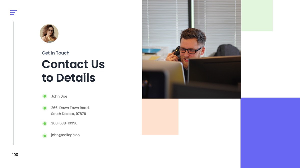 College - Multipurpose Google Slides Presentation, Presentation Templates