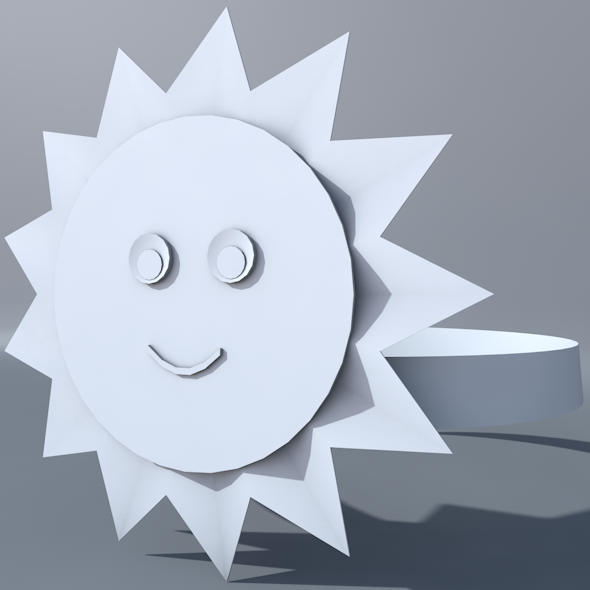 Paper sun craft by nahar3d | 3DOcean