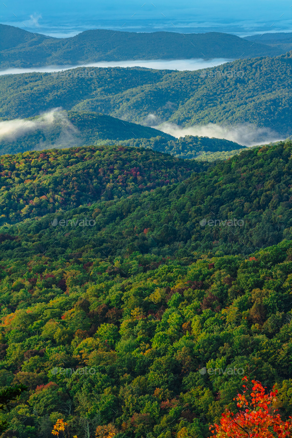 Blue Ridge mountain views Stock Photo by hokietim | PhotoDune