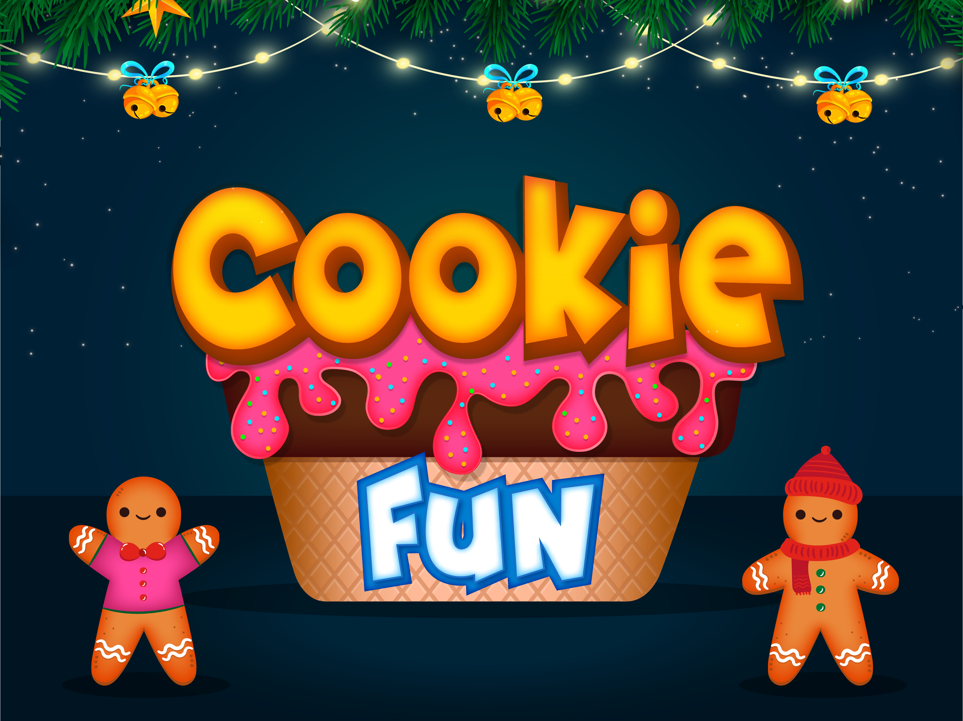 Christmas Game Logo Text style for Illustrator, Add-ons | GraphicRiver