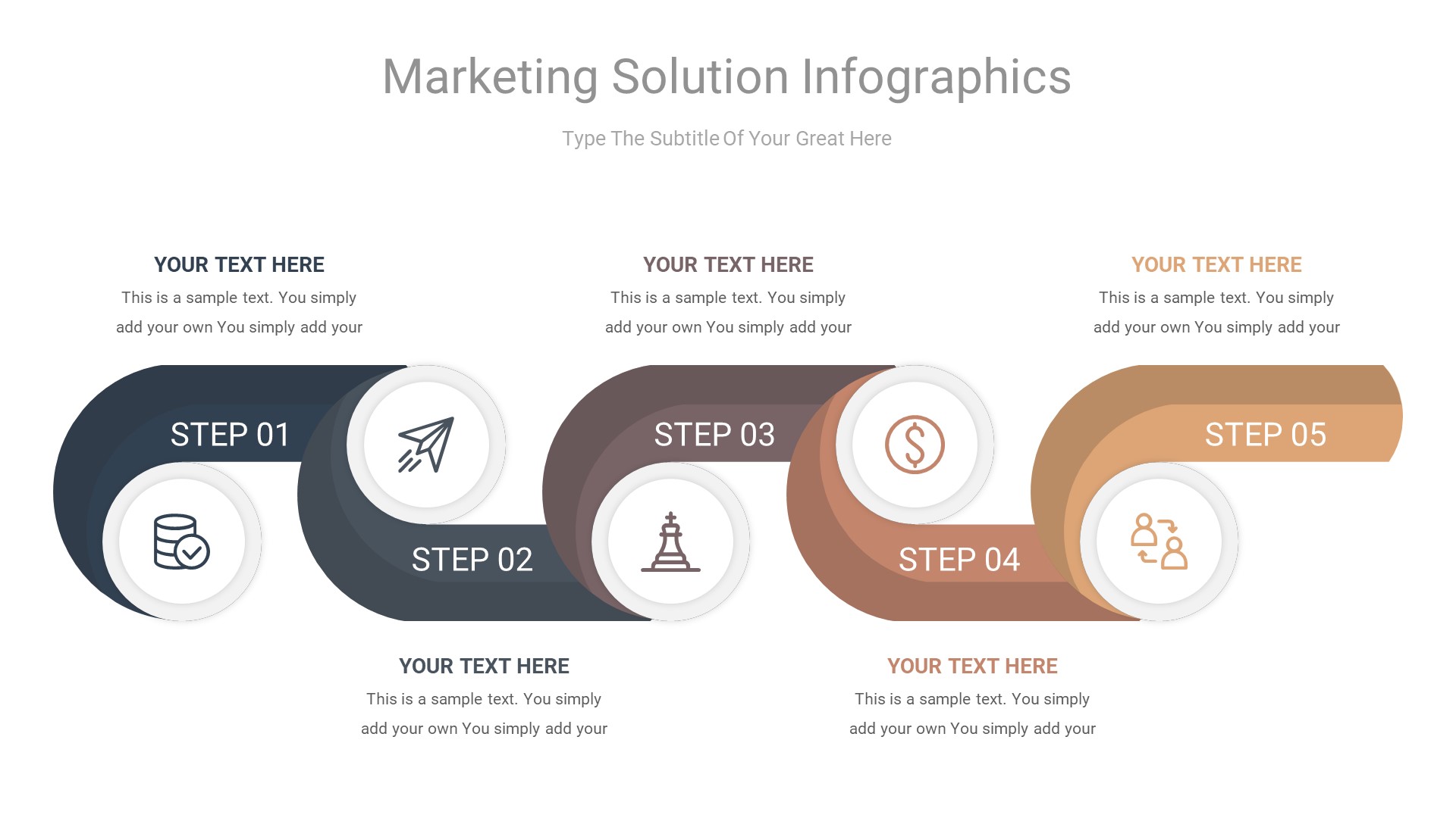 Marketing Solution Infographics Presentation Template by SOOZ_ART ...