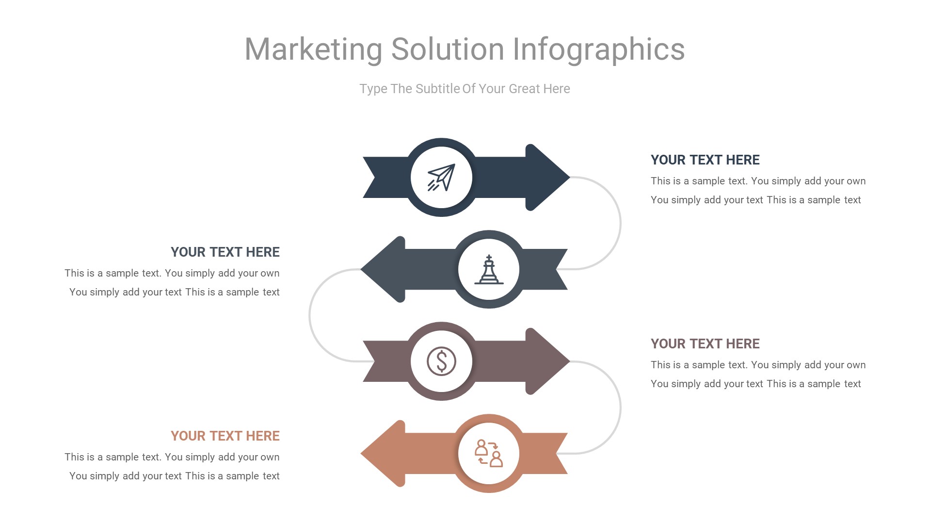 Marketing Solution Infographics Presentation Template by SOOZ_ART ...
