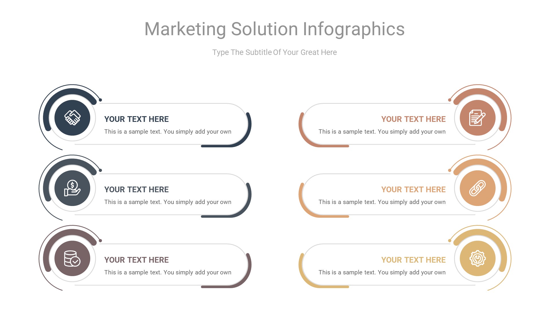 Marketing Solution Infographics Presentation Template by SOOZ_ART ...