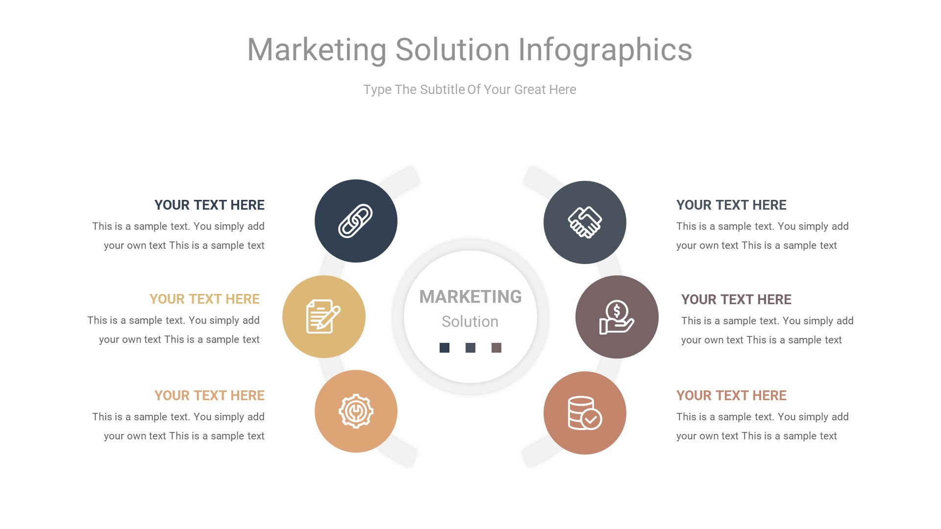 Marketing Solution Infographics Presentation Template by SOOZ_ART ...