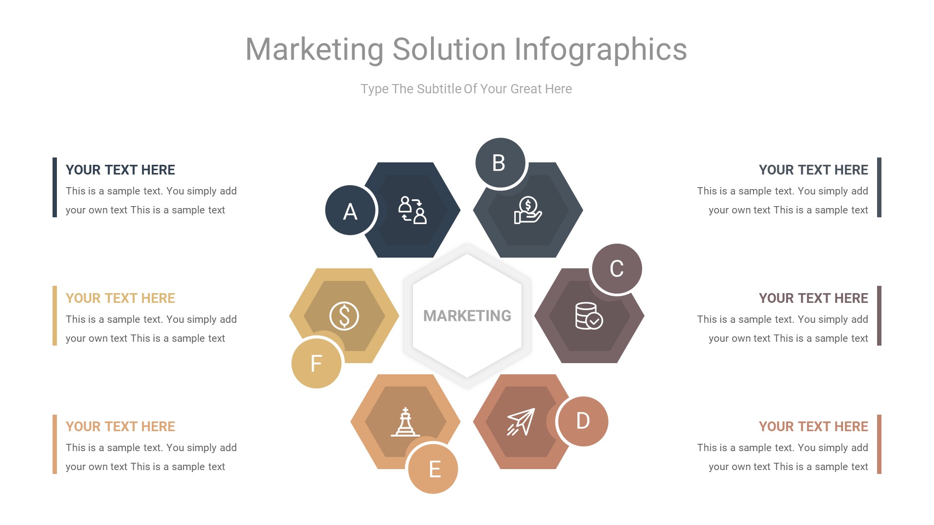 Marketing Solution Infographics Presentation Template by SOOZ_ART ...