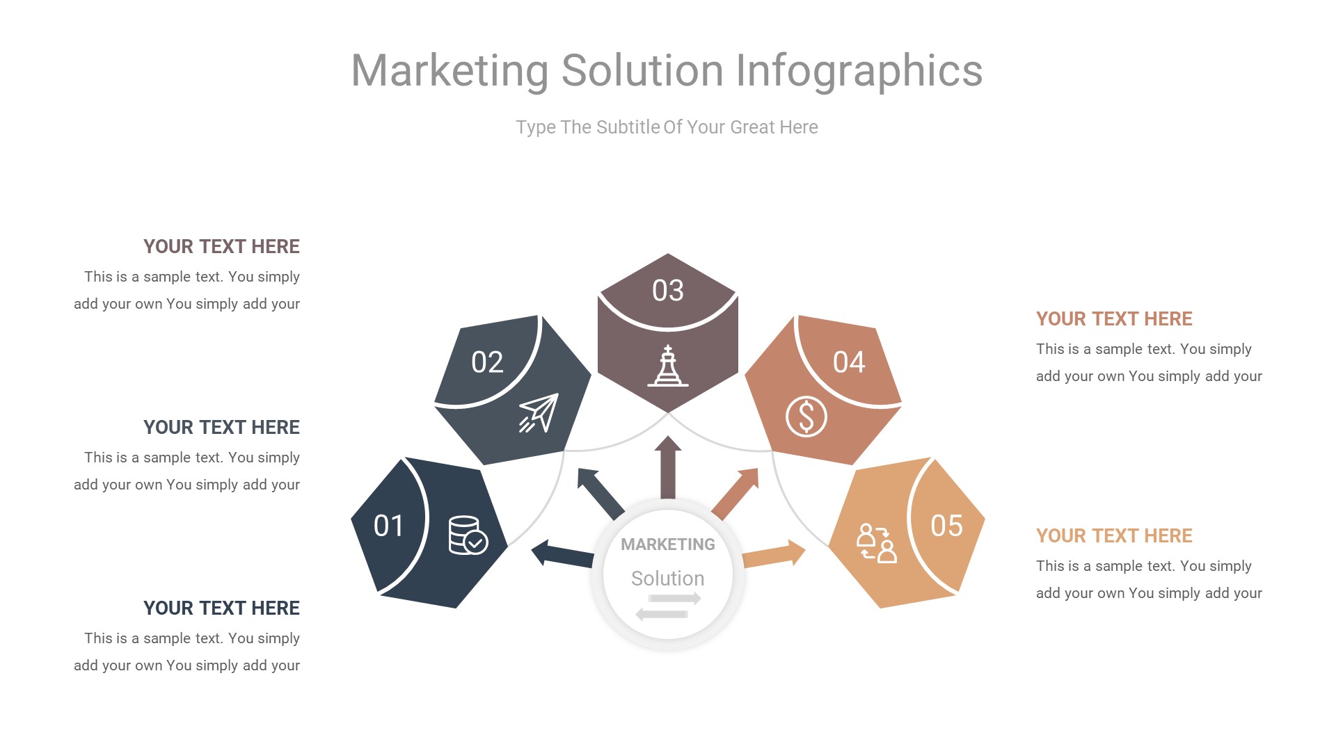 Marketing Solution Infographics Presentation Template by SOOZ_ART ...