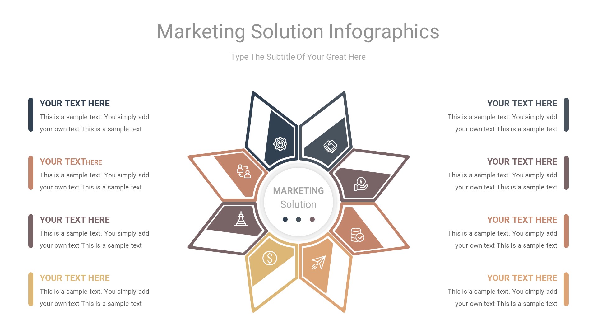 Marketing Solution Infographics Presentation Template by SOOZ_ART ...