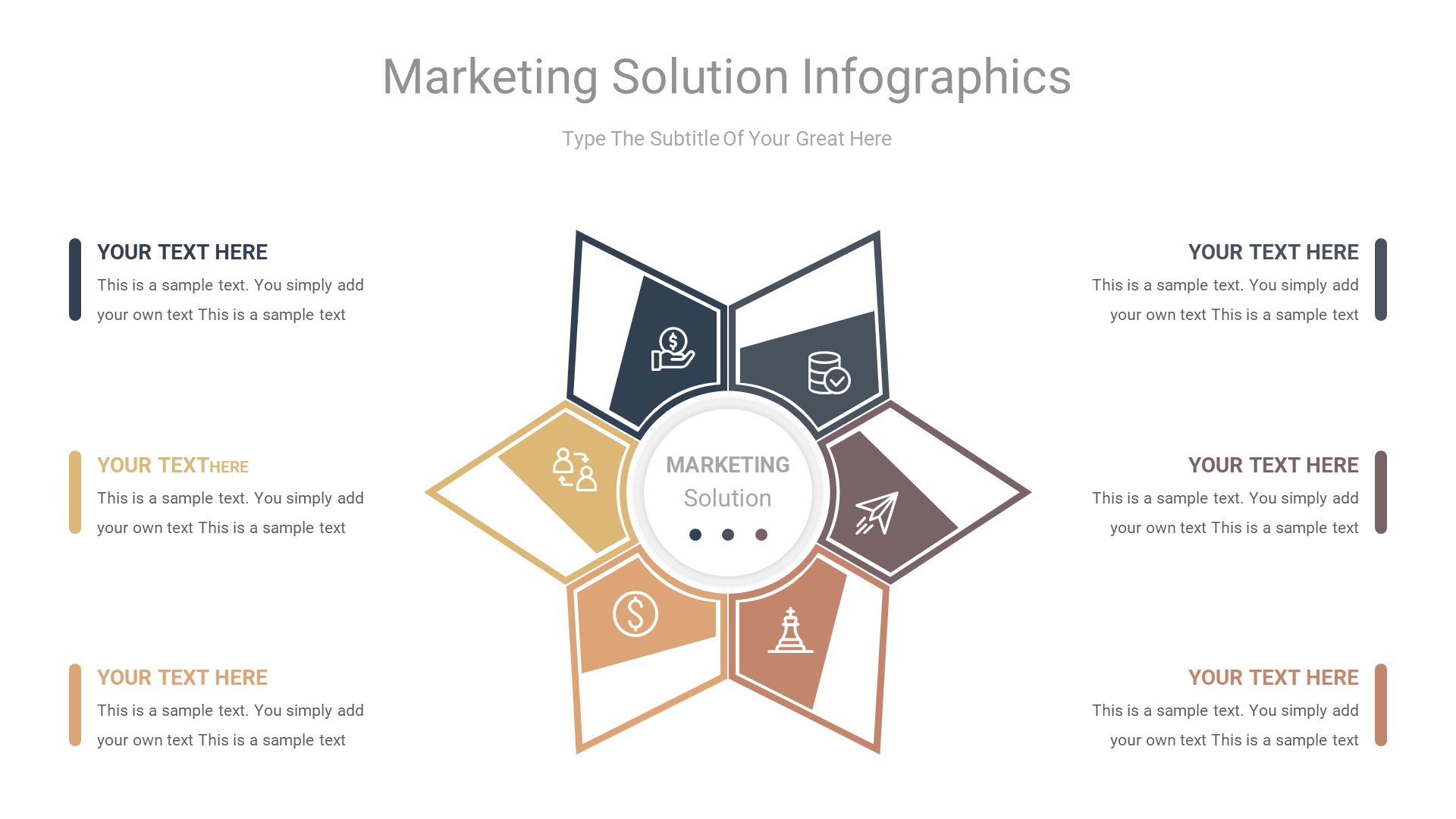 Marketing Solution Infographics Presentation Template by SOOZ_ART ...