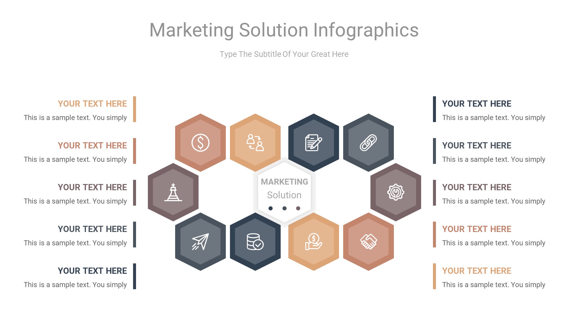 Marketing Solution Infographics Presentation Template by SOOZ_ART ...