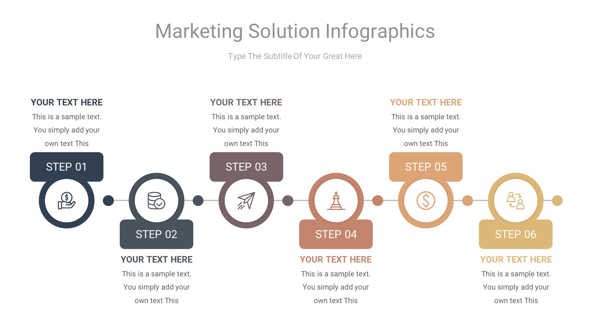 Marketing Solution Infographics Presentation Template by SOOZ_ART ...