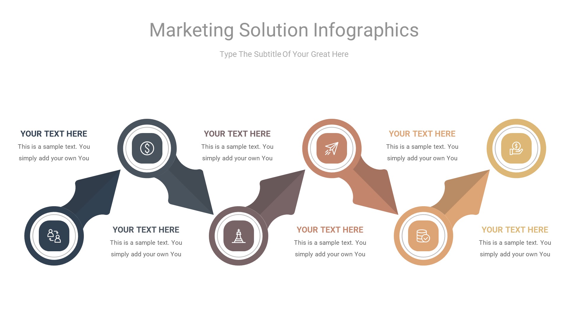 Marketing Solution Infographics Presentation Template by SOOZ_ART ...