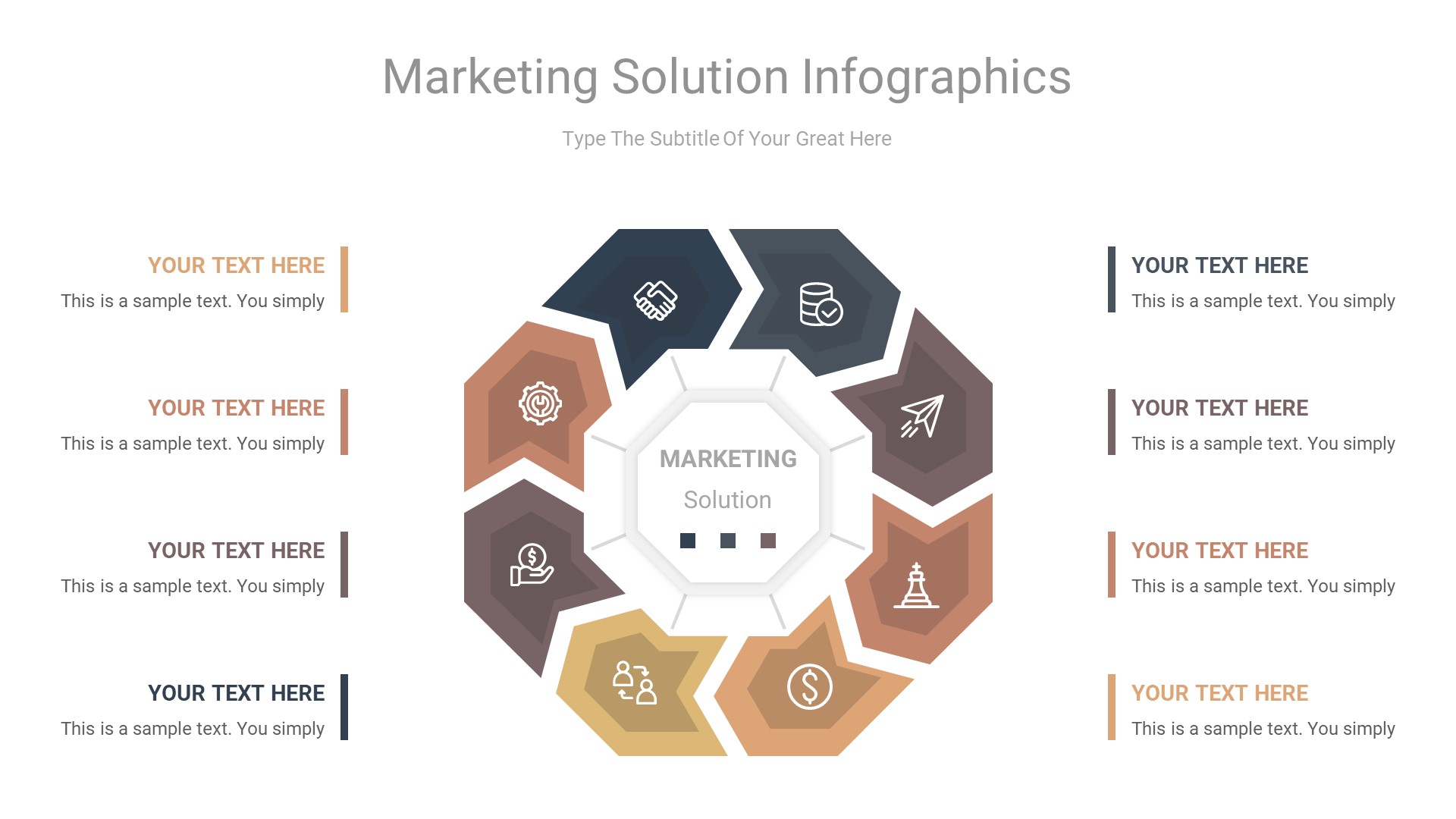 Marketing Solution Infographics Presentation Template by SOOZ_ART ...