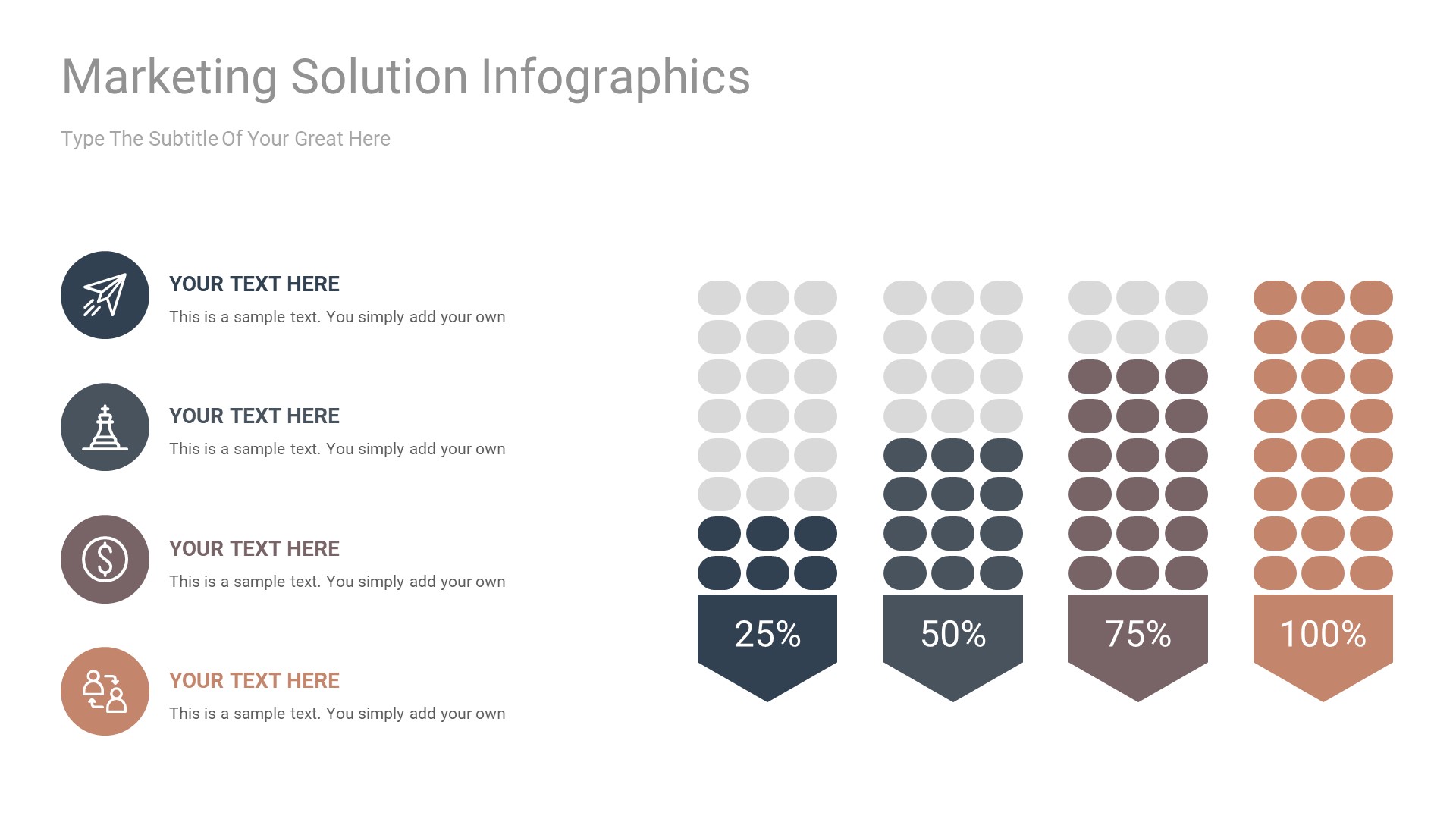 Marketing Solution Infographics Presentation Template by SOOZ_ART ...