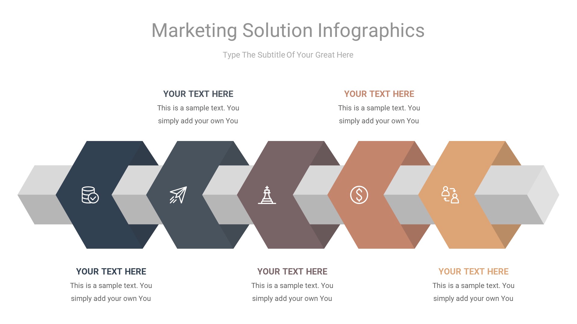 Marketing Solution Infographics Presentation Template by SOOZ_ART ...