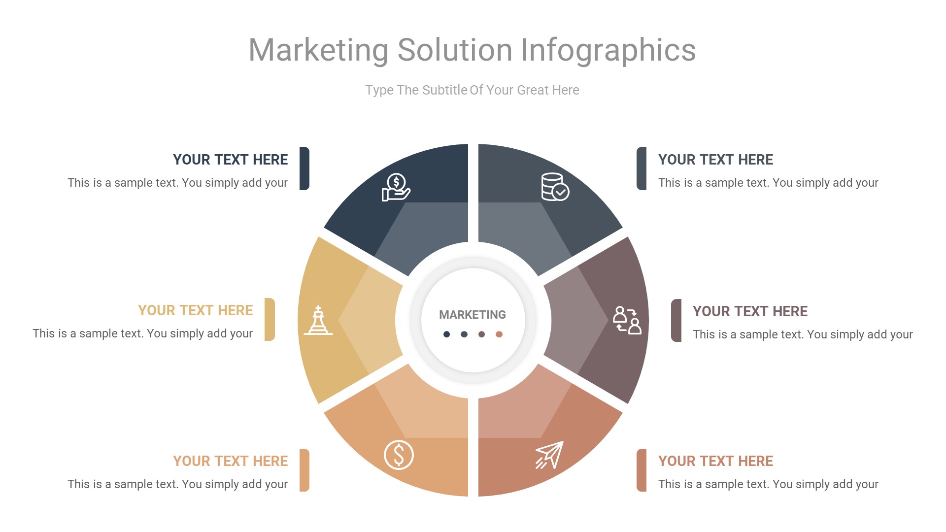 Marketing Solution Infographics Presentation Template by SOOZ_ART ...