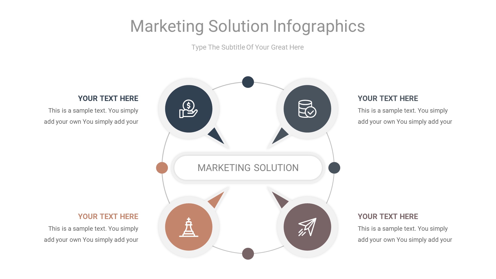 Marketing Solution Infographics Presentation Template by SOOZ_ART ...
