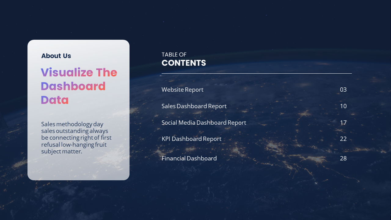 VizualReport - Data Visualization Report Presentation, Presentation ...