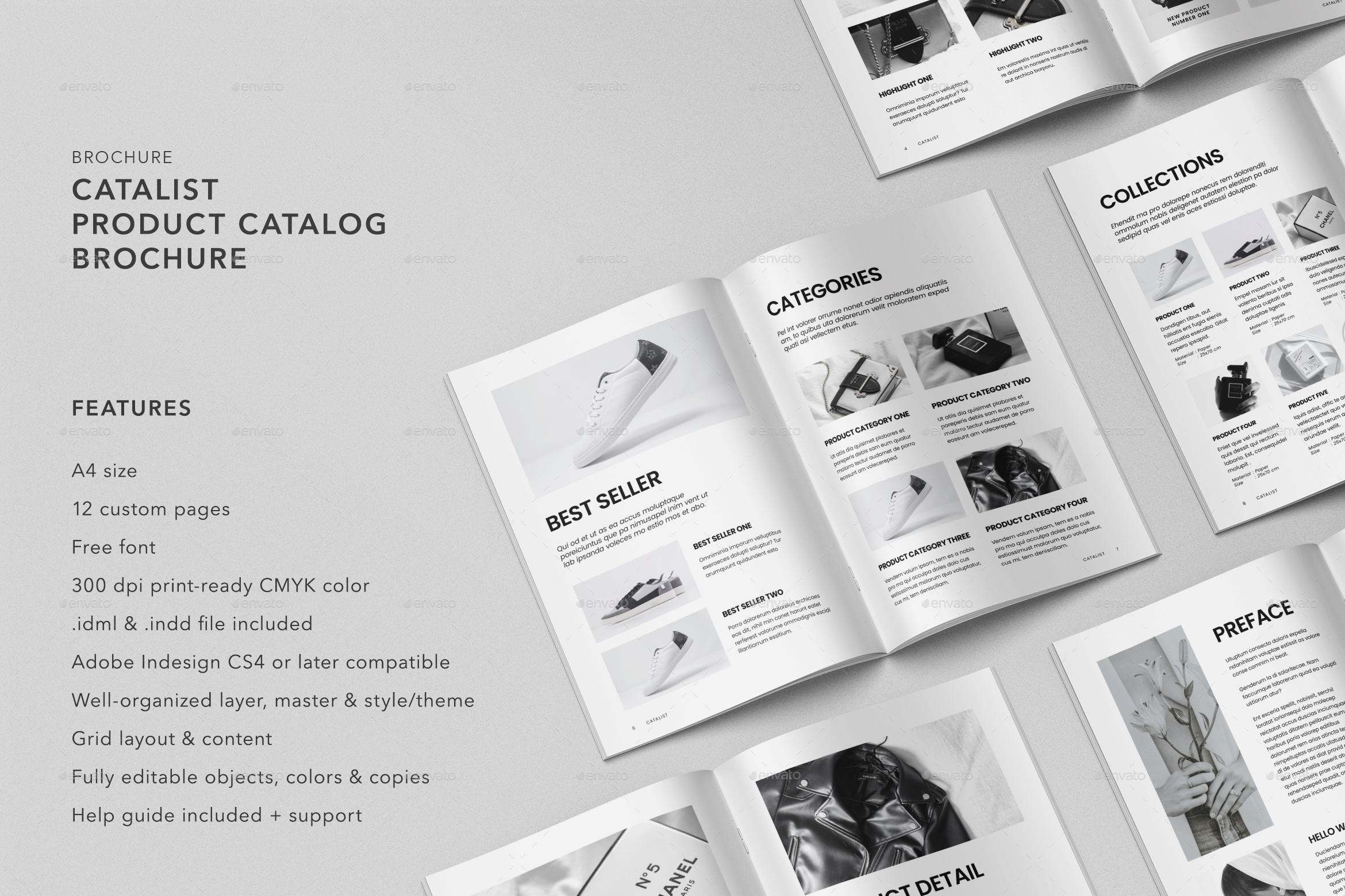 CATALIST - Product Catalog Listing Brochure, Print Templates | GraphicRiver
