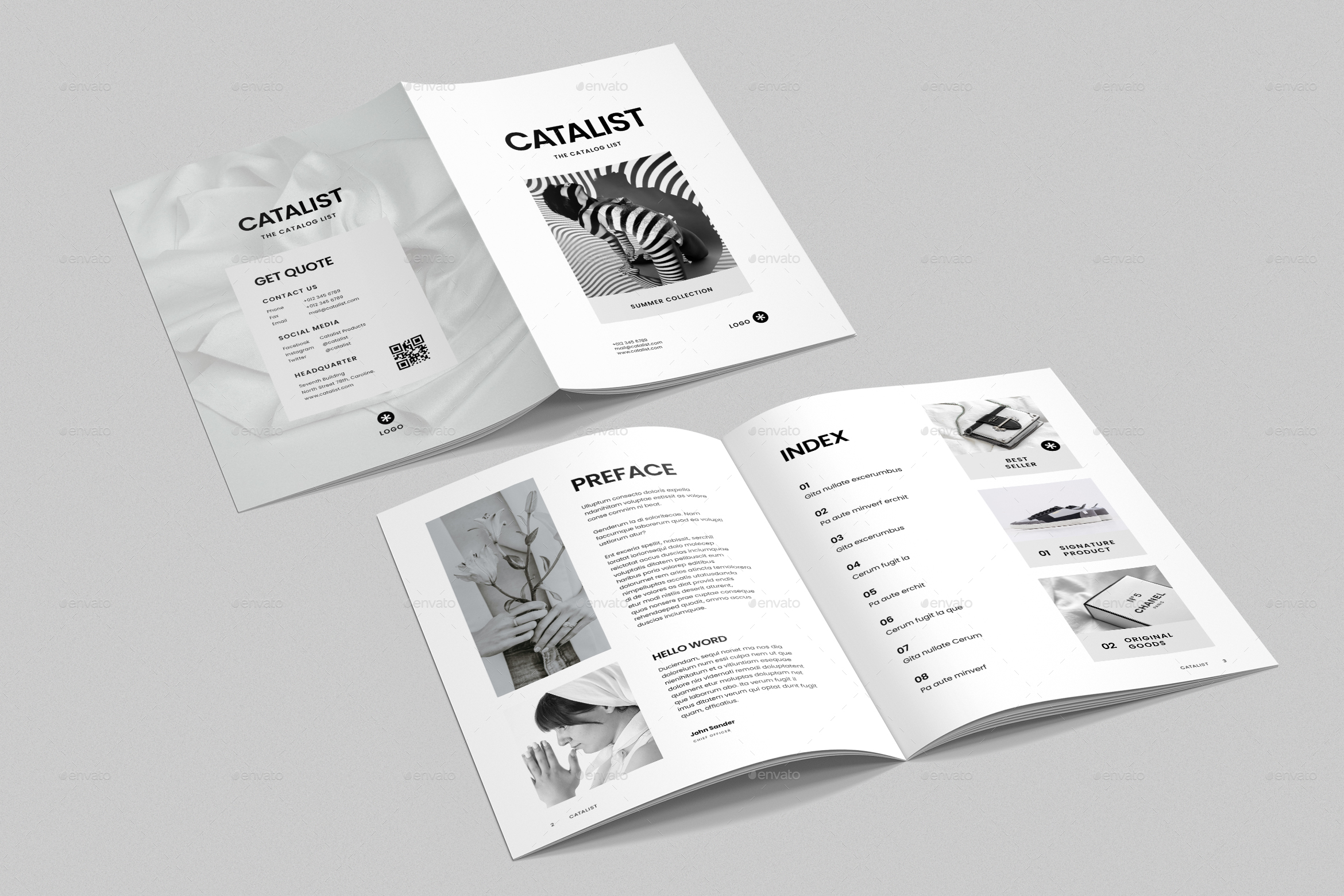CATALIST - Product Catalog Listing Brochure, Print Templates | GraphicRiver