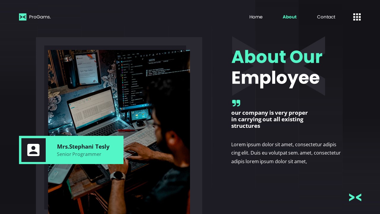 Progams Programming Google Slide Template, Presentation Templates ...