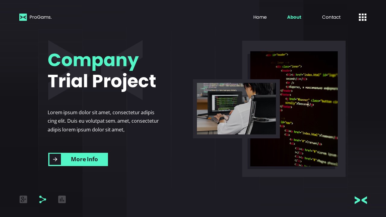 Progams Programming Google Slide Template, Presentation Templates ...