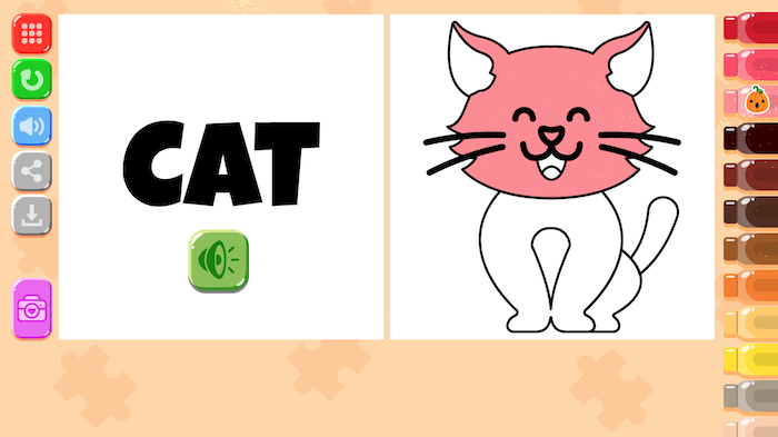 Education Learning and Drawing Animal For Kid - HTML5,Construct3 by ...
