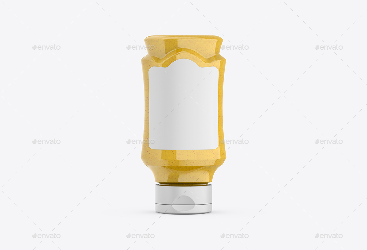 Mustard Bottle Mockup, Graphics | GraphicRiver