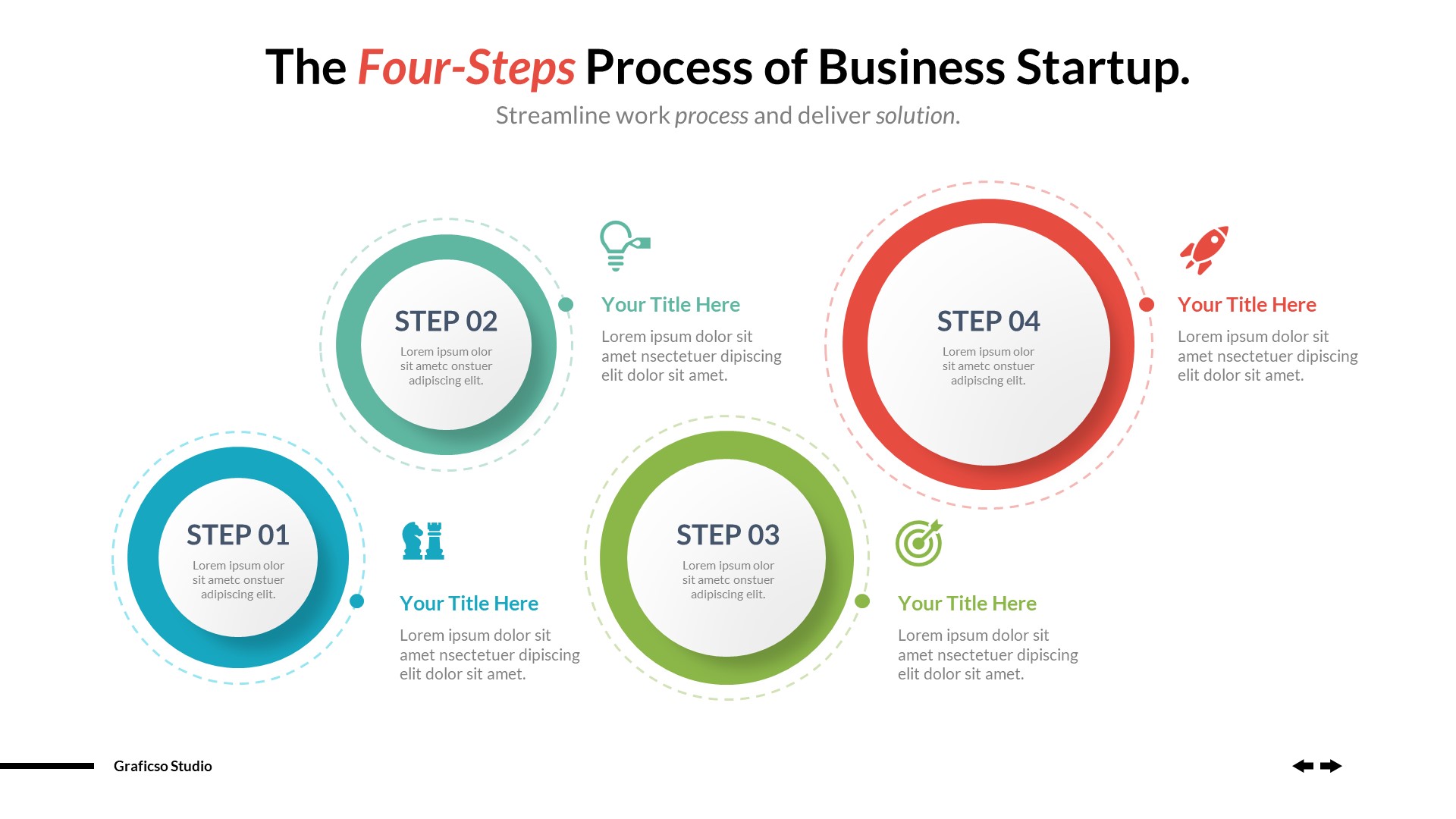 Business Process Infographics Powerpoint Template, Presentation Templates