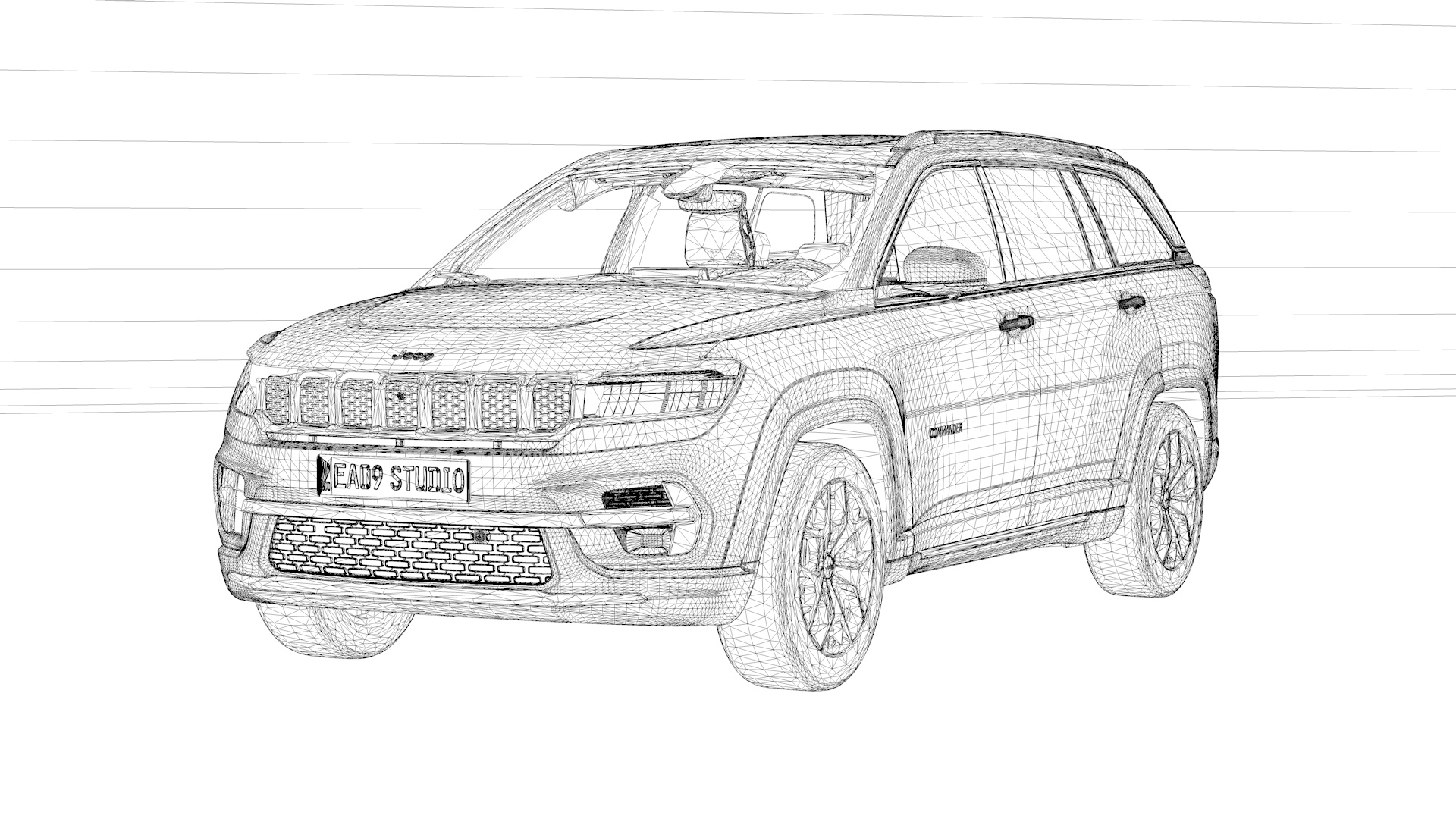 Jeep Commander 2022 by EA09studio | 3DOcean