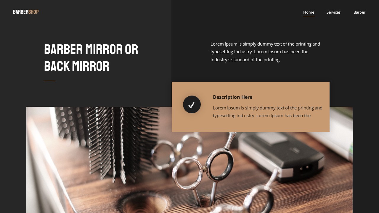 Barbershop Powerpoint Template, Presentation Templates | GraphicRiver